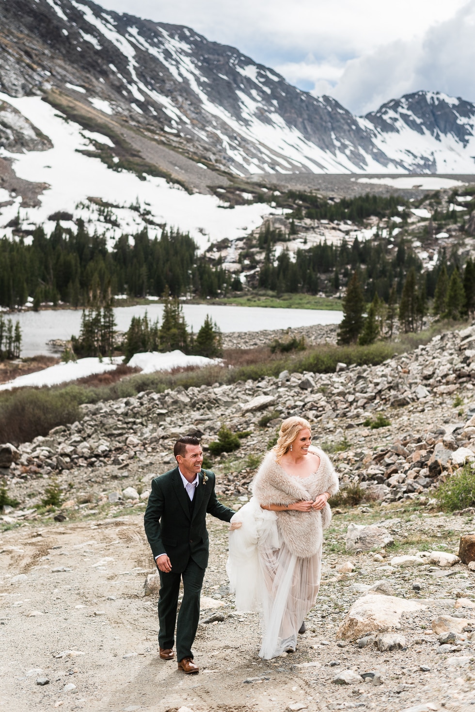 Jordan and Jay Hoosier Pass Breckenridge Colorado Elopement